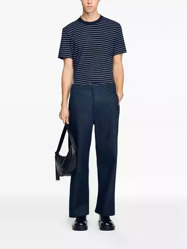 Sandro Raw Denim Barrel Fit Jeans
