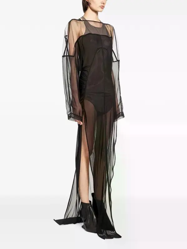 Rick Owens Temple Collage Maxi Dress