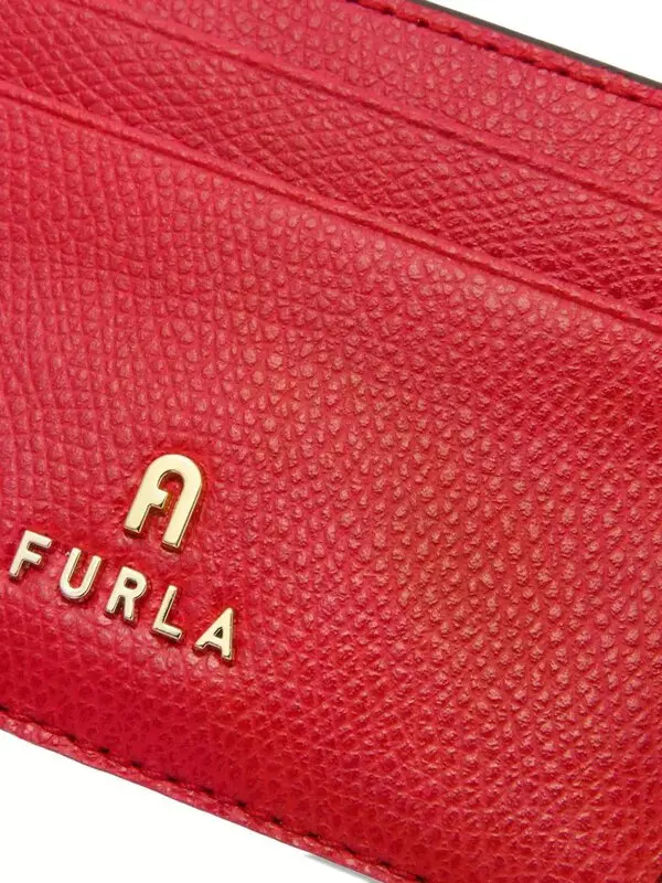 Furla Camelia Card Holder - Red
