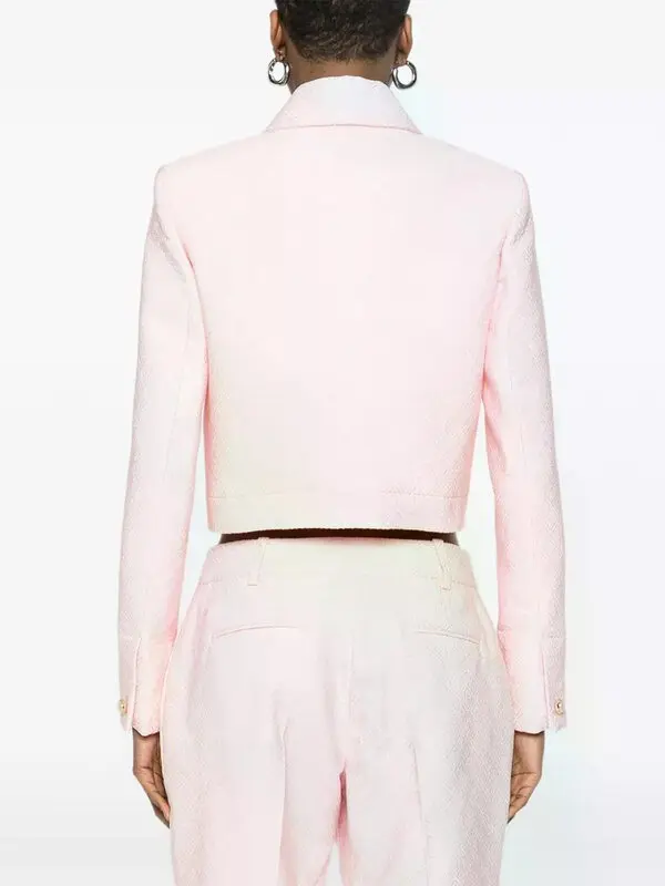 Casablanca Cropped Button-up Jacket