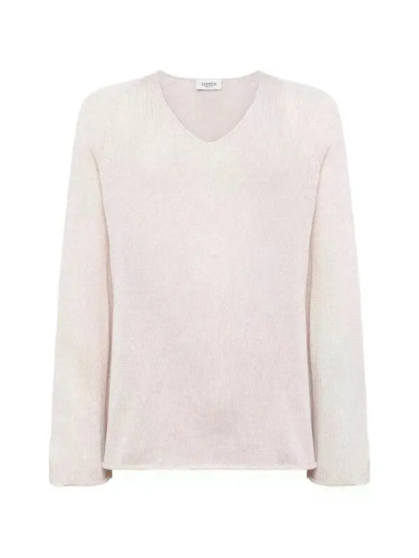 LANEUS V-neck Raglan Sleeve Jumper