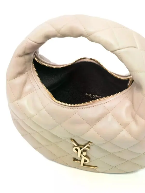 Saint Laurent Quilted Logo Tote Bag