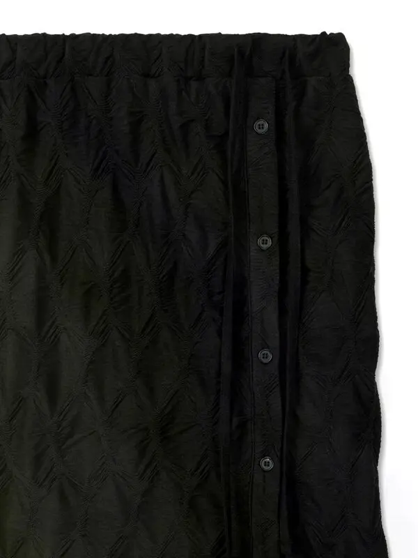 STUDIO TOMBOY Textured Button Detail Skirt