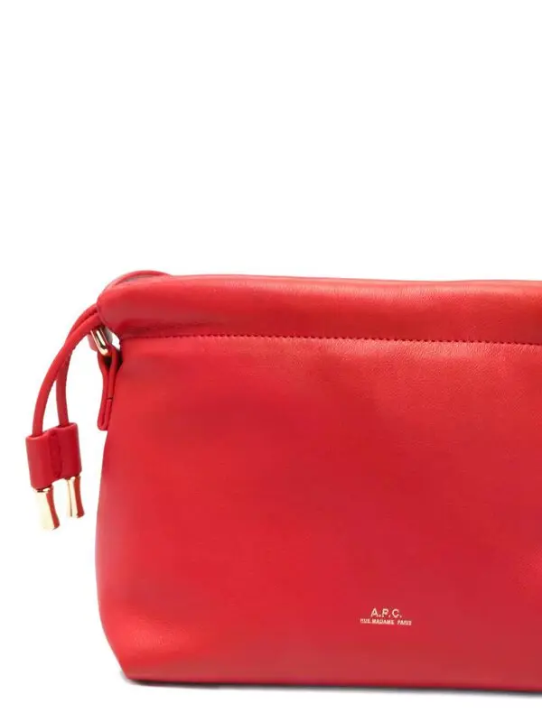 A.p.c. Mini Drawstring Crossbody Bag - Red