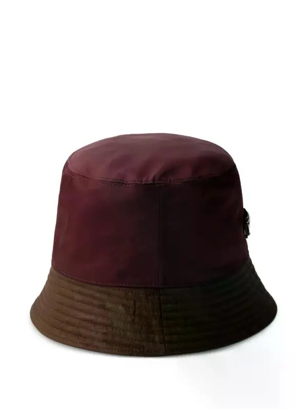 Prada Re-nylon Two-tone Bucket Hat - Red