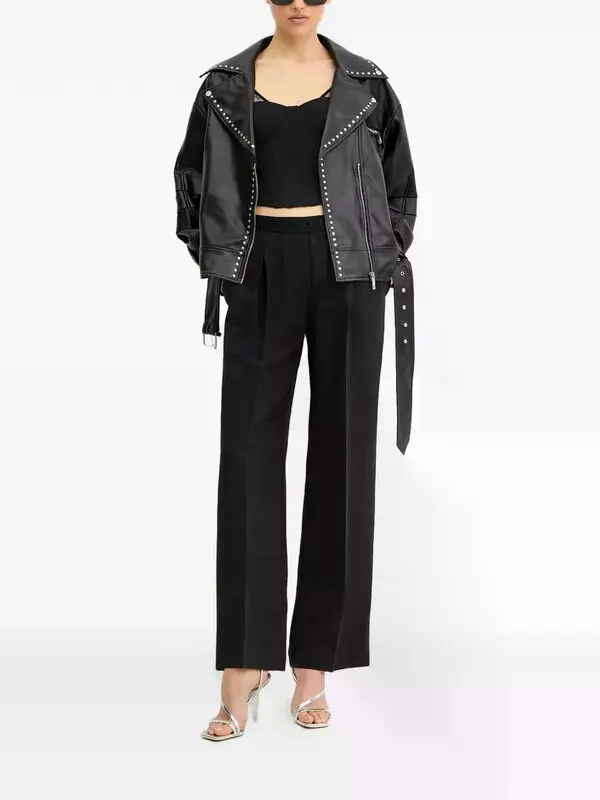 FRACOMINA Embellished Biker Jacket