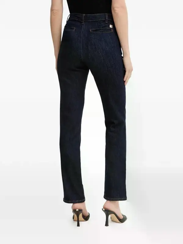 FRACOMINA Mid-rise Logo Plaque Jeans