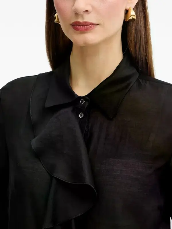 FRACOMINA Ruffled Detail Shirt