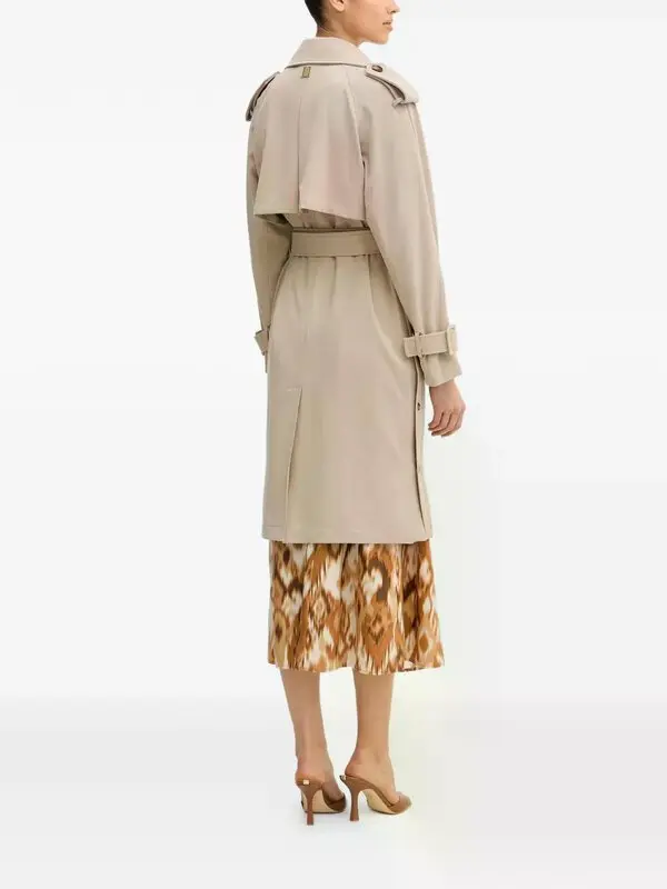 FRACOMINA Double-breasted Belted Trench Coat