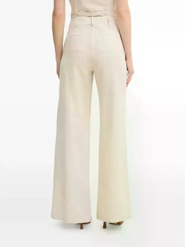 FRACOMINA Front-slit Wide-leg Trousers