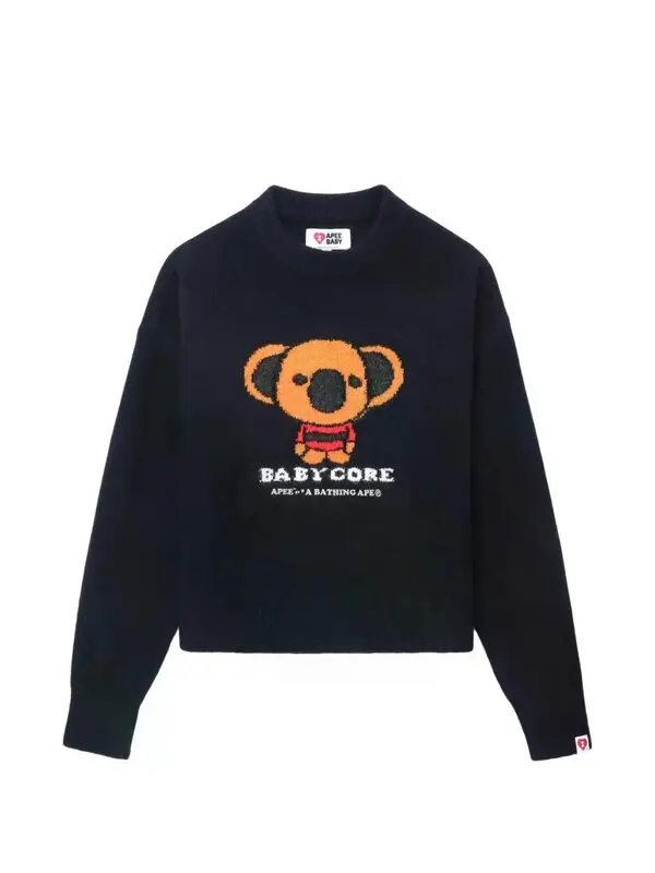 AAPE BY *A BATHING APE Koala Graphic Knit Sweater