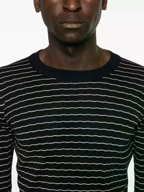 WALES BONNER X John Smedley Striped Long-sleeve T-shirt