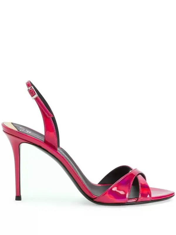 GIUSEPPE ZANOTTI Dorotee Leather Sandals - Pink