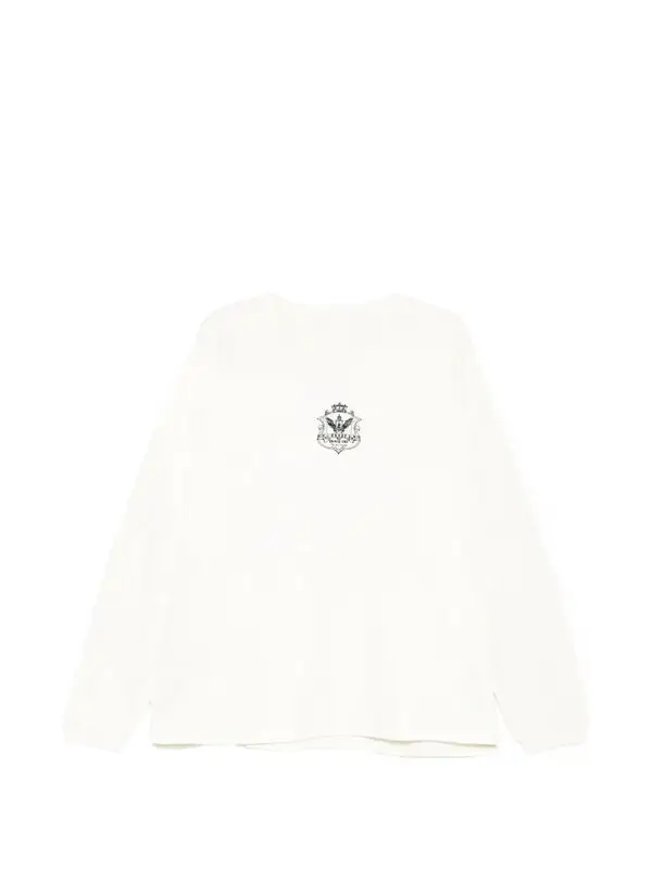 Rhude Long-sleeve Graphic T-shirt - Neutrals