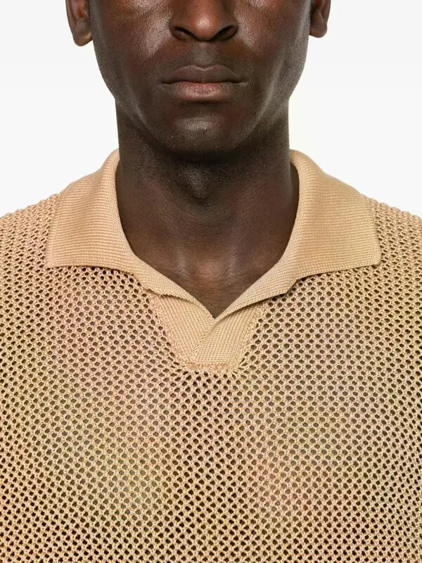 Tagliatore Collared Knitted T-shirt