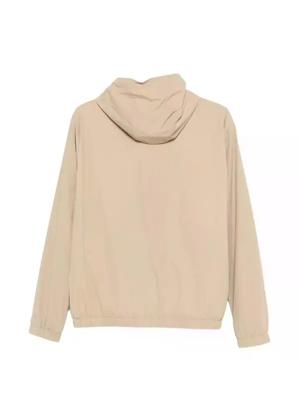 LARDINI Hooded Zip-up Jacket