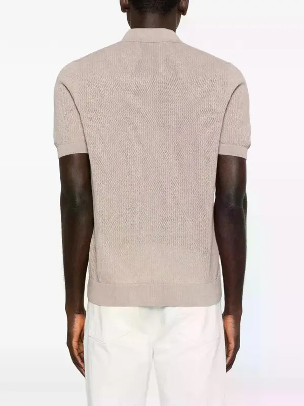 Tagliatore Button Ribbed Shirt