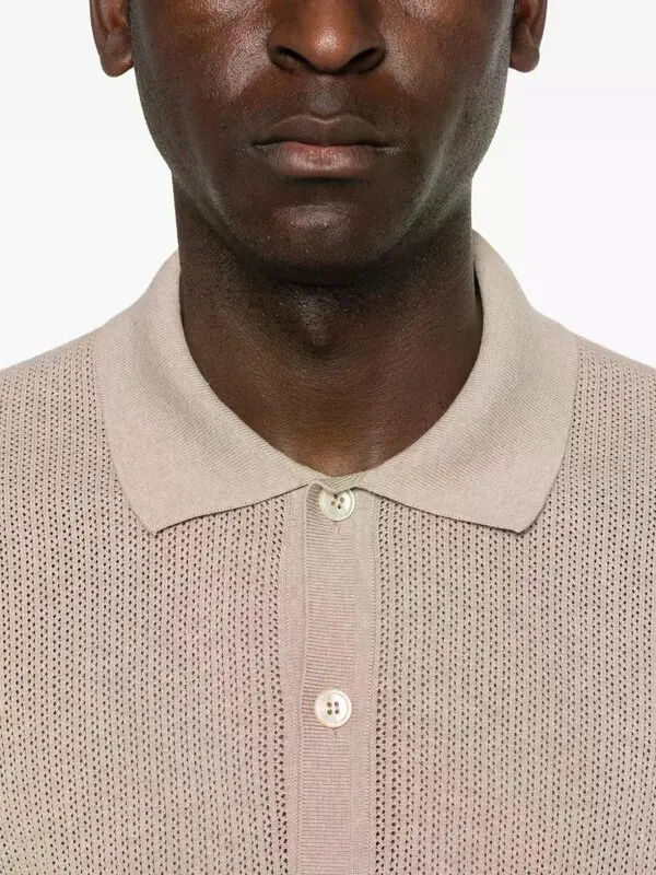 Tagliatore Button Ribbed Shirt