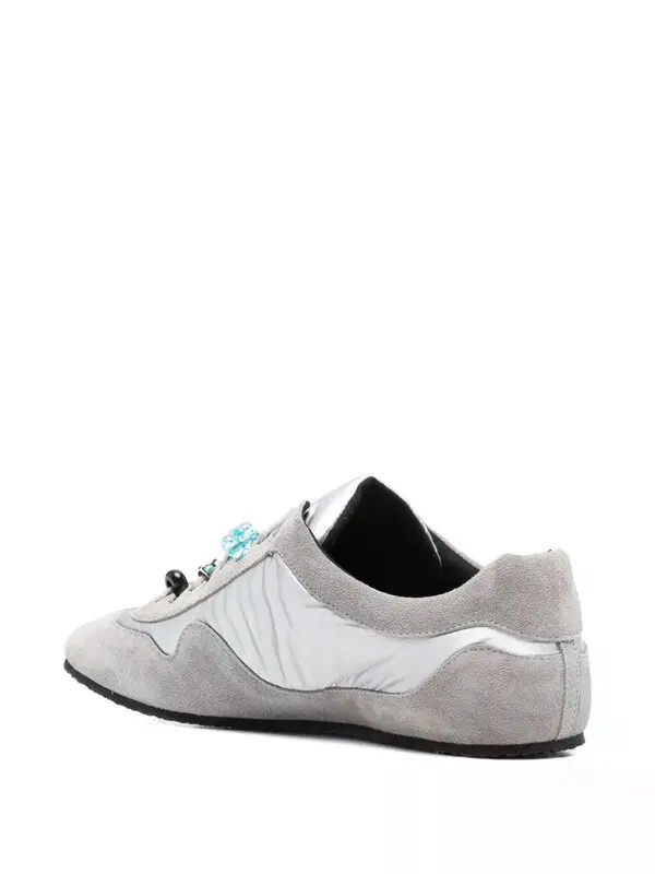 Cecilie Bahnsen Blaise Embellished Sneakers - Grey