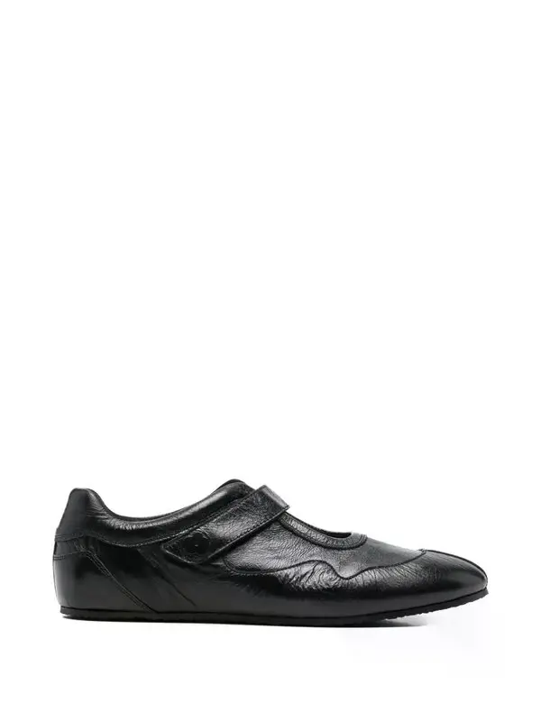 Cecilie Bahnsen Cosmo Leather Sneakers - Black