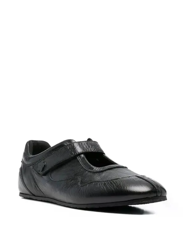 Cecilie Bahnsen Cosmo Leather Sneakers - Black