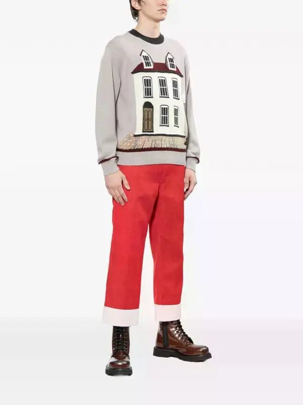 Junya Watanabe Crimson Tailored Trousers