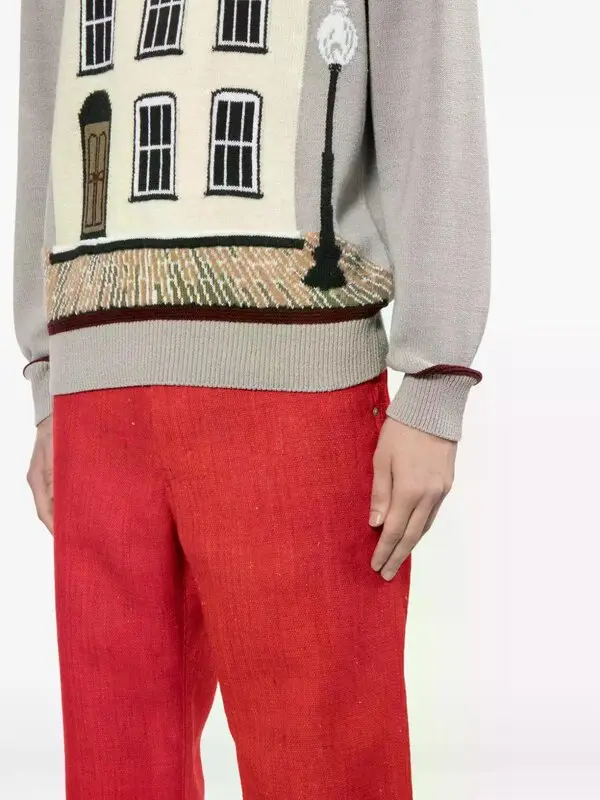 Junya Watanabe Crimson Tailored Trousers