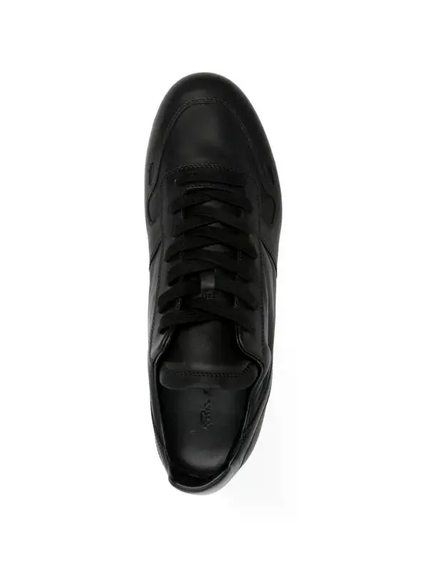 Rick Owens Lace-up Leather Sneakers