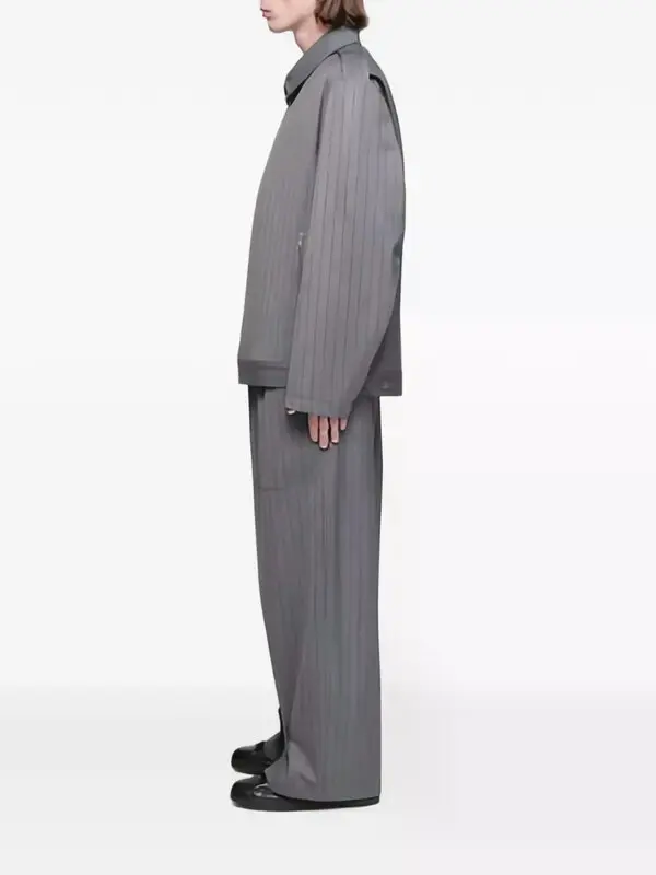 Y3 Pinstripe Pattern Trousers