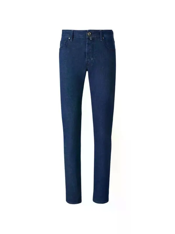 Jacob Cohen Dark Riveted Jeans - Blue