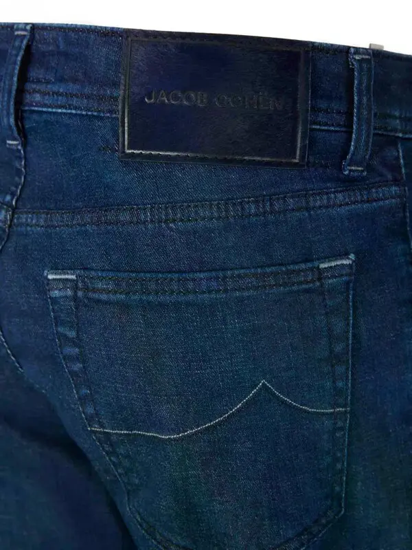 Jacob Cohen Dark Riveted Jeans - Blue