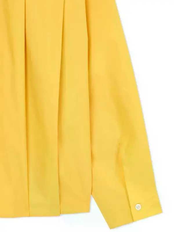 STUDIO TOMBOY Pleated Detail Long Sleeve Shirt