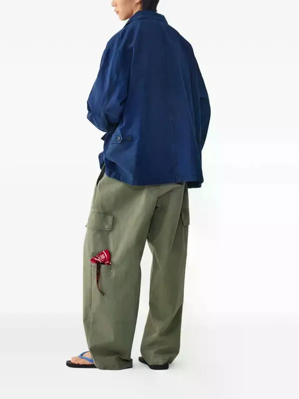 STUDIO TOMBOY Washed-effect Button-up Jacket