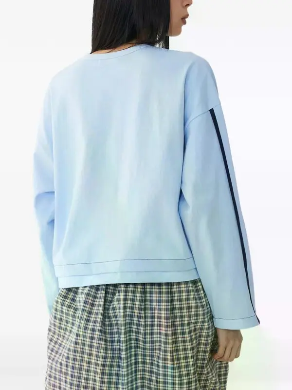 STUDIO TOMBOY Duck Print Cotton Sweatshirt