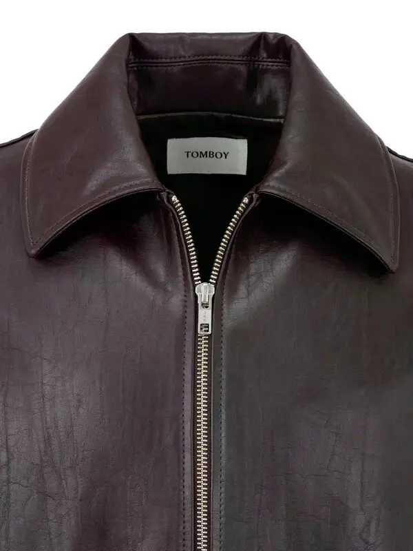 STUDIO TOMBOY Collared Bomber Jacket