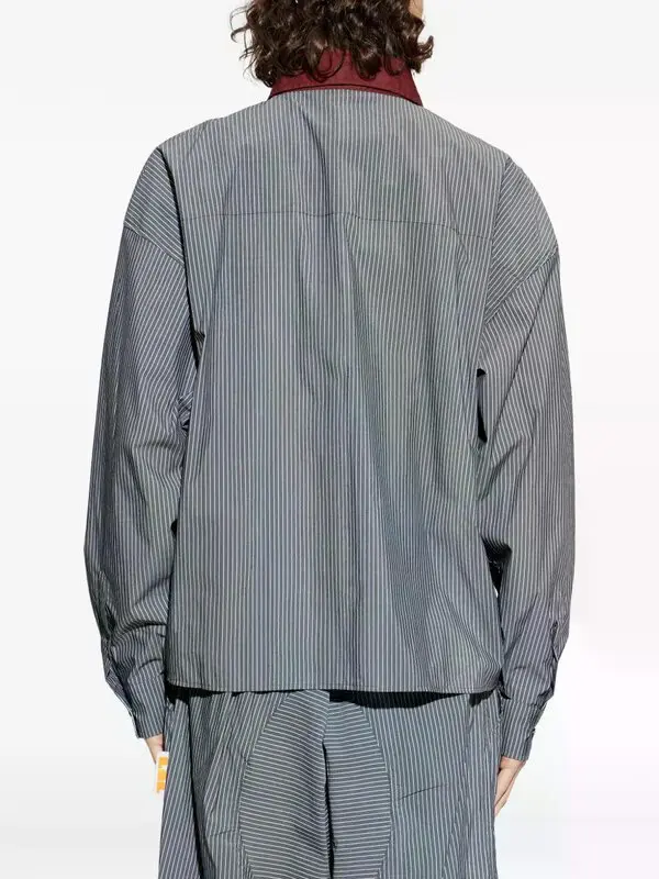 PDF Striped Embroidered Polo Shirt