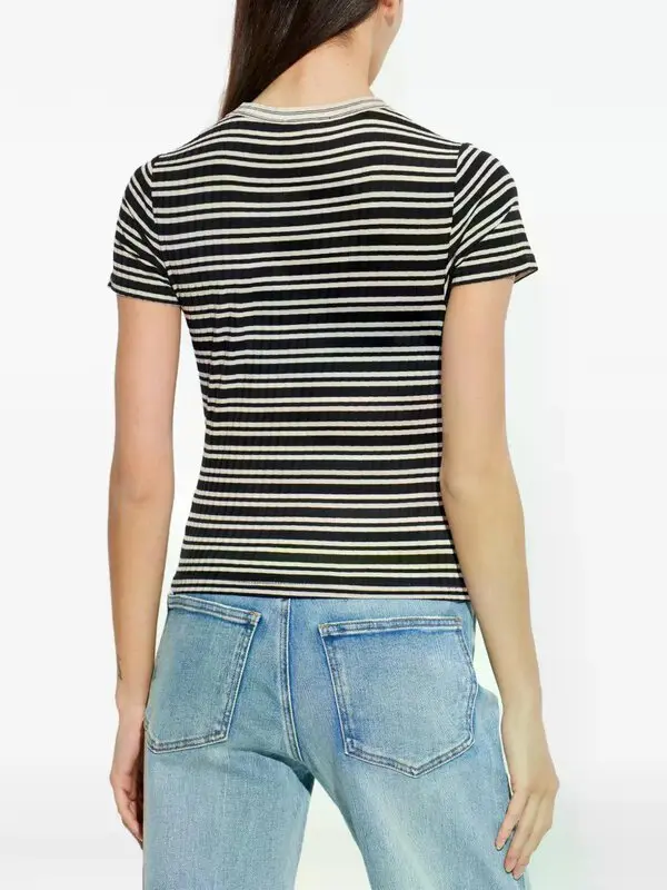 Rag & Bone Striped Ribbed T-shirt