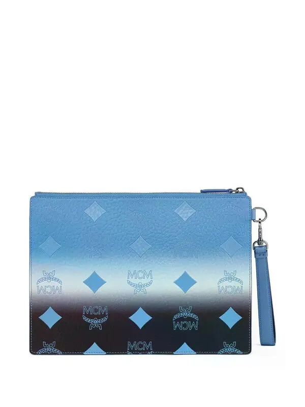 Mcm Gradation Wristlet Pouch