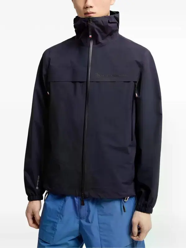 Moncler Shipton Zip Hooded Jacket - Blue