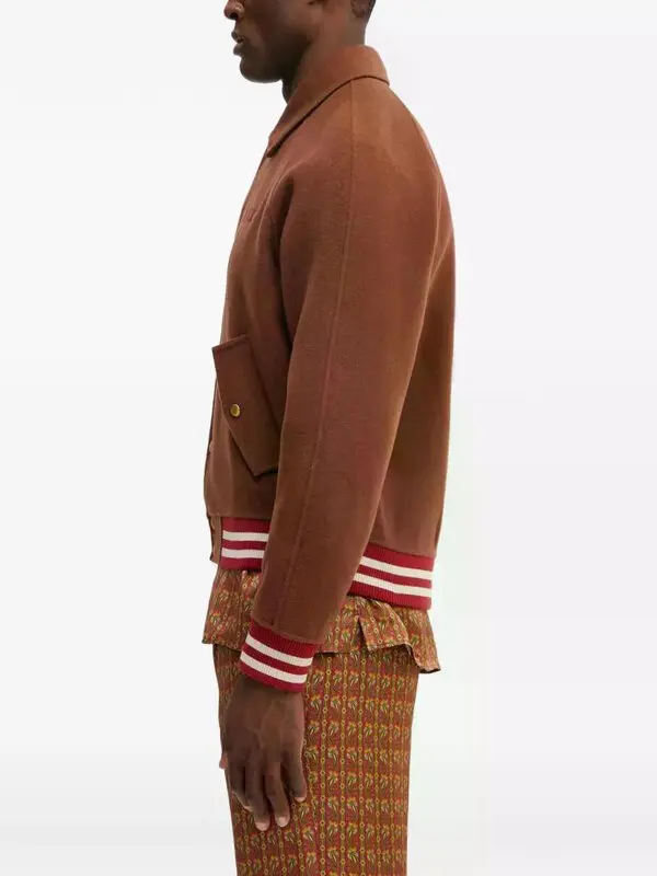 Drole De Monsieur Logo-embroidered Bomber Jacket