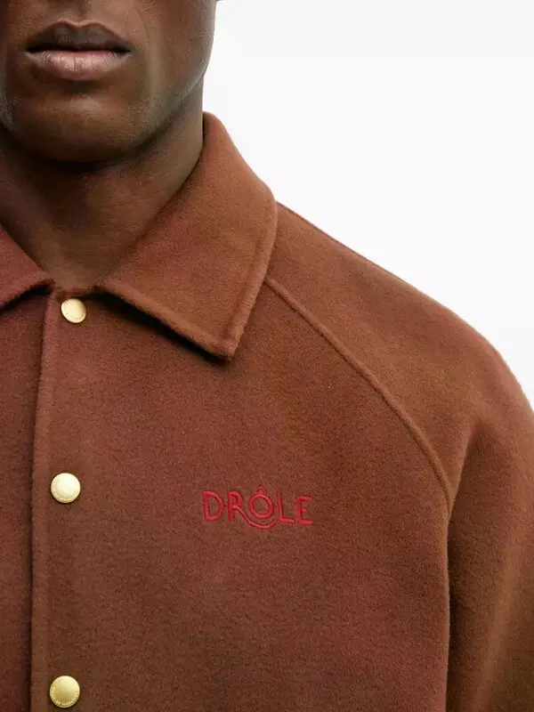 Drole De Monsieur Logo-embroidered Bomber Jacket