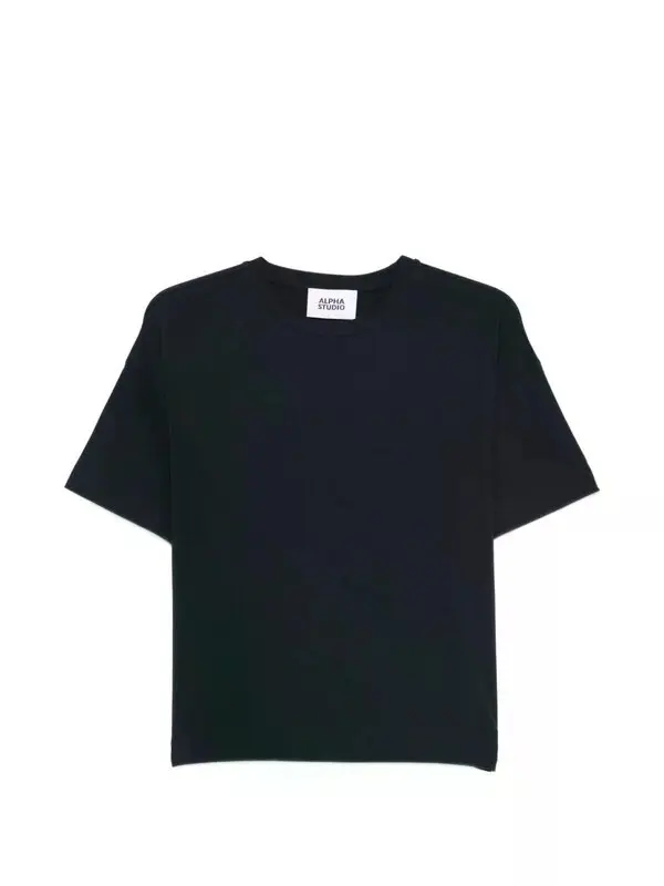 Alpha Studio Crew-neck T-shirt - Black