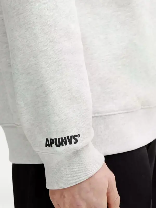 AAPE BY *A BATHING APE X Baby Milo Store Aapeunvs Logo Patch Sweatshirt - Grey