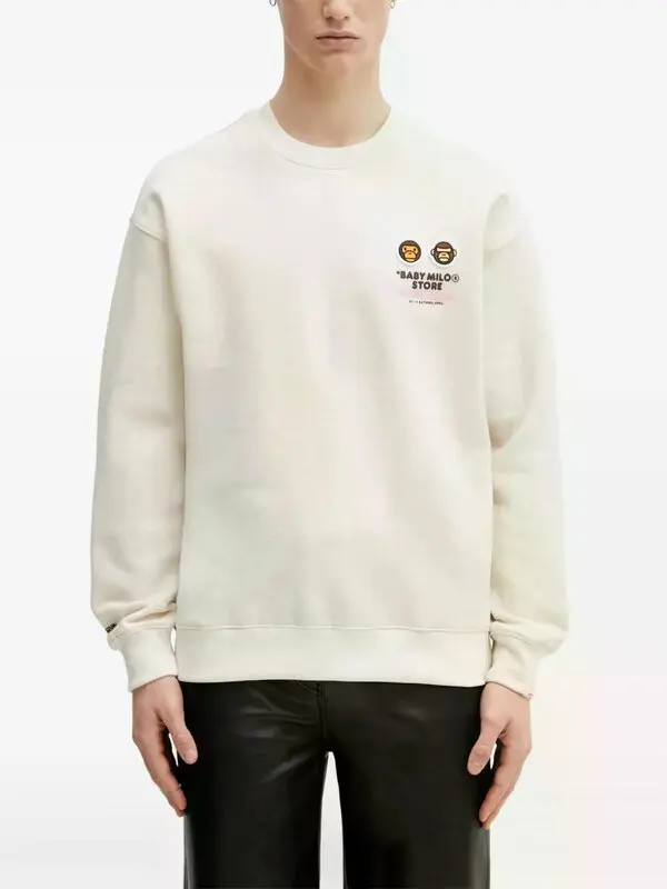 AAPE BY *A BATHING APE X Baby Milo Store Aapeunvs Crew Neck Sweatshirt