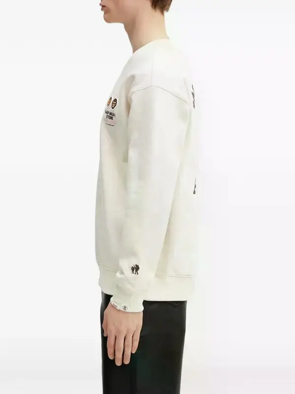 AAPE BY *A BATHING APE X Baby Milo Store Aapeunvs Crew Neck Sweatshirt