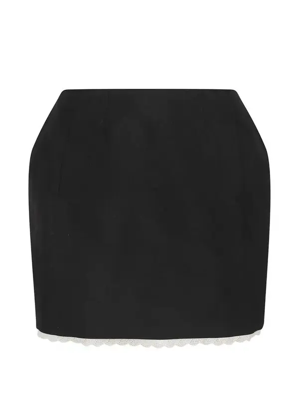 Magda Butrym Lace Trim Skirt