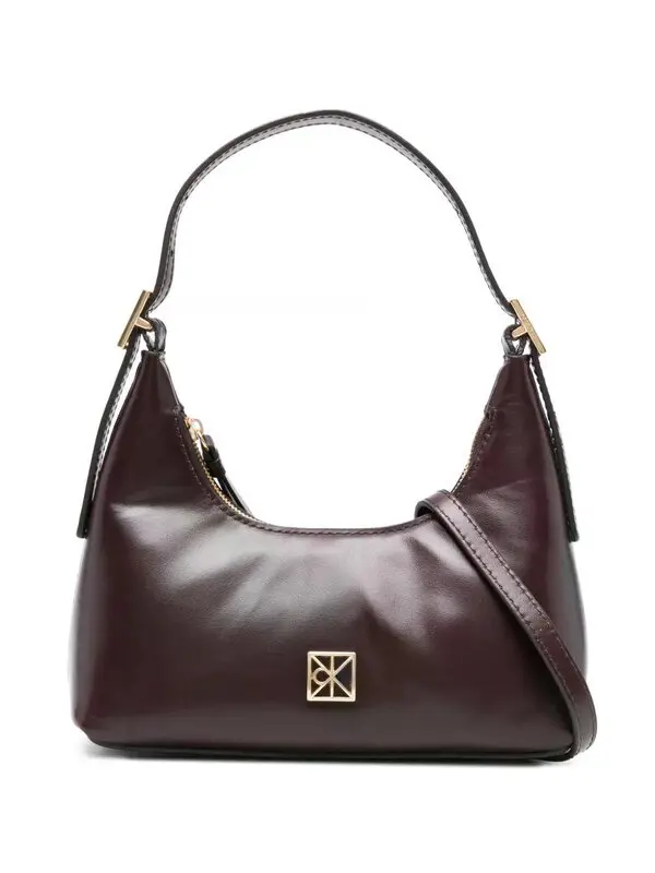 Calvin Klein Small Logo-emblem Shoulder Bag - Red