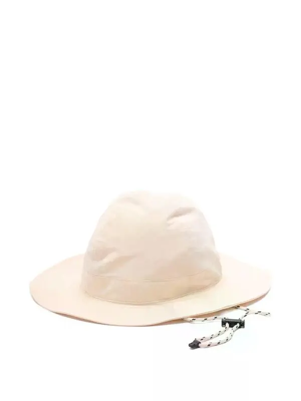 Moncler Logo Patch Bucket Hat - Neutrals