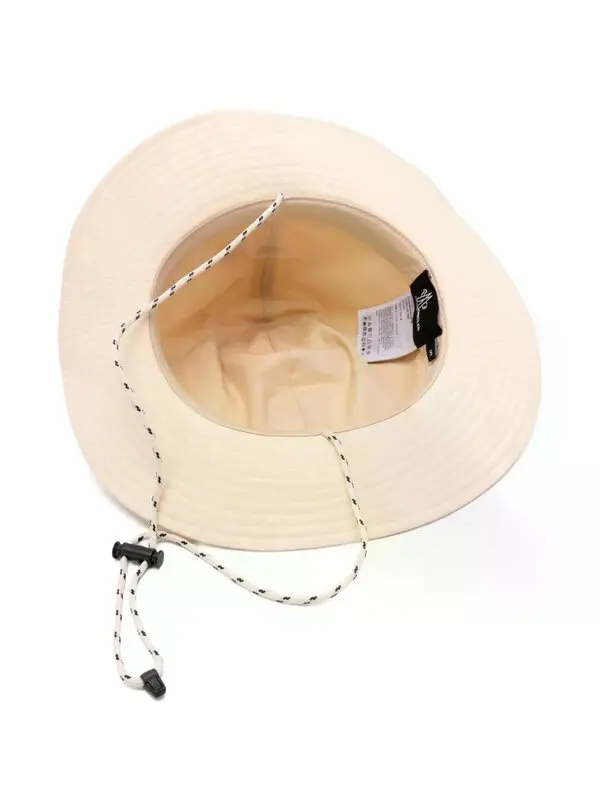 Moncler Logo Patch Bucket Hat - Neutrals