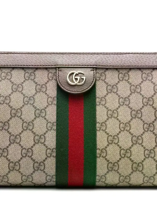 Gucci Ophidia Gg Monogram Shoulder Bag - Neutrals